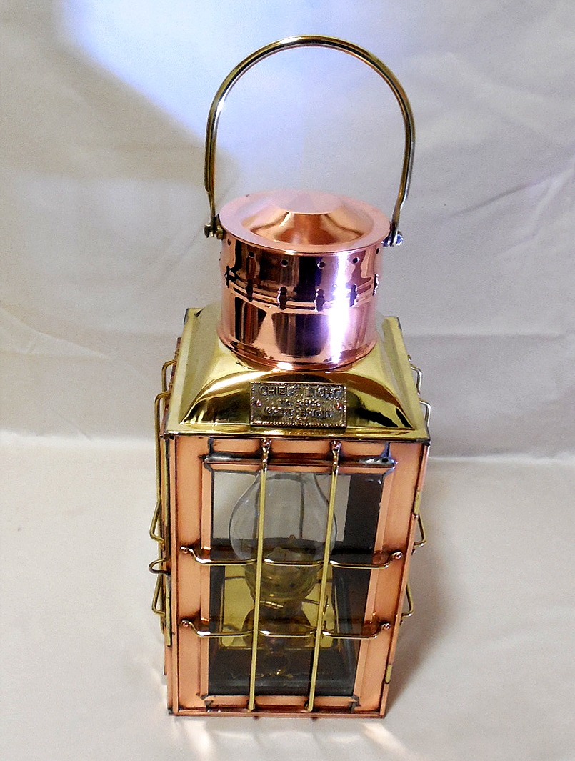Robin's Dockside Shop - Copper and Brass Chief Lantern